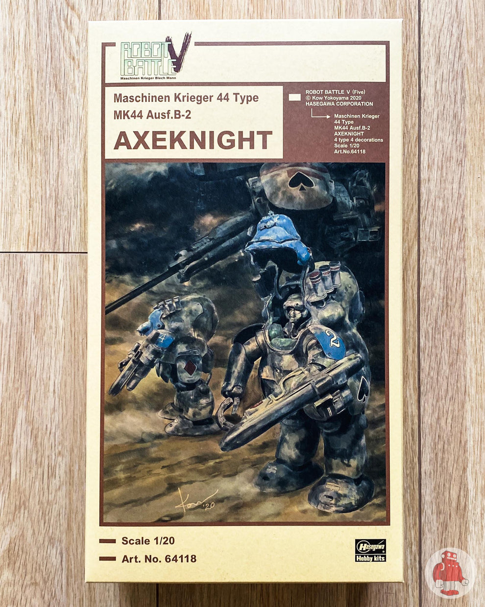 Hasegawa 1/20 MK44 Ausf.B-2 Axeknight - Final Studio Kit – Paint on Plastic Store